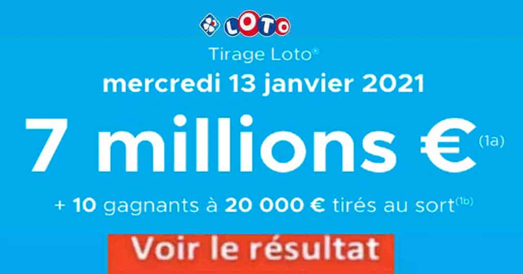 R sultat LOTO 13 Janvier 2021 Tirage FDJ Joker Et Codes Loto Gagnants R sultat LOTO 13 Janvier 2021 Tirage FDJ Joker Et Codes Loto Gagnants