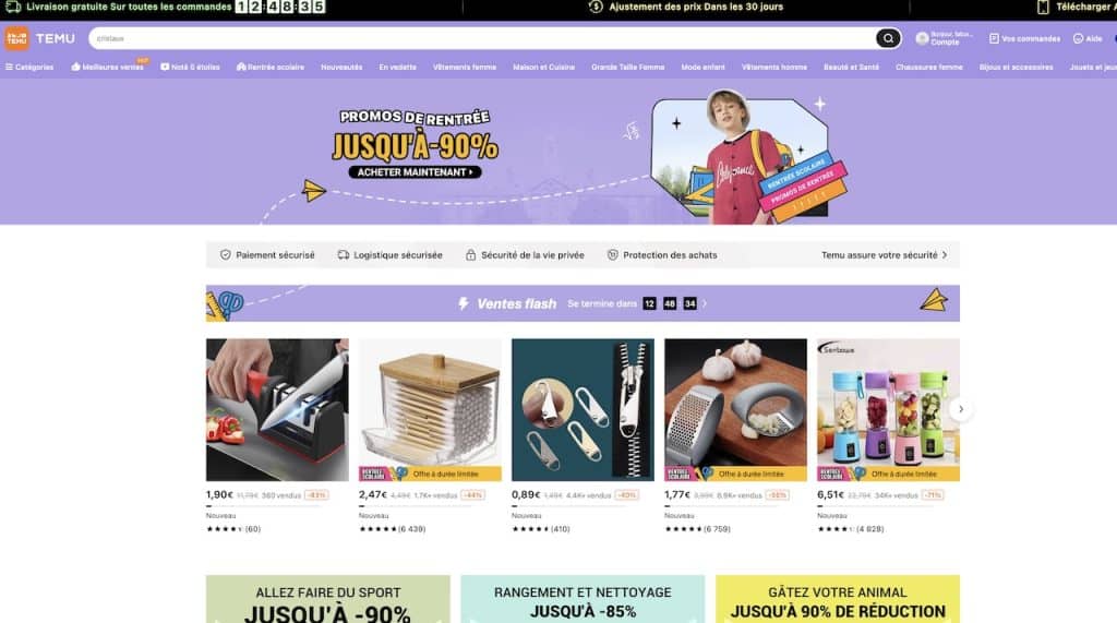 Code promo Temu coupon valide en France octobre 2024